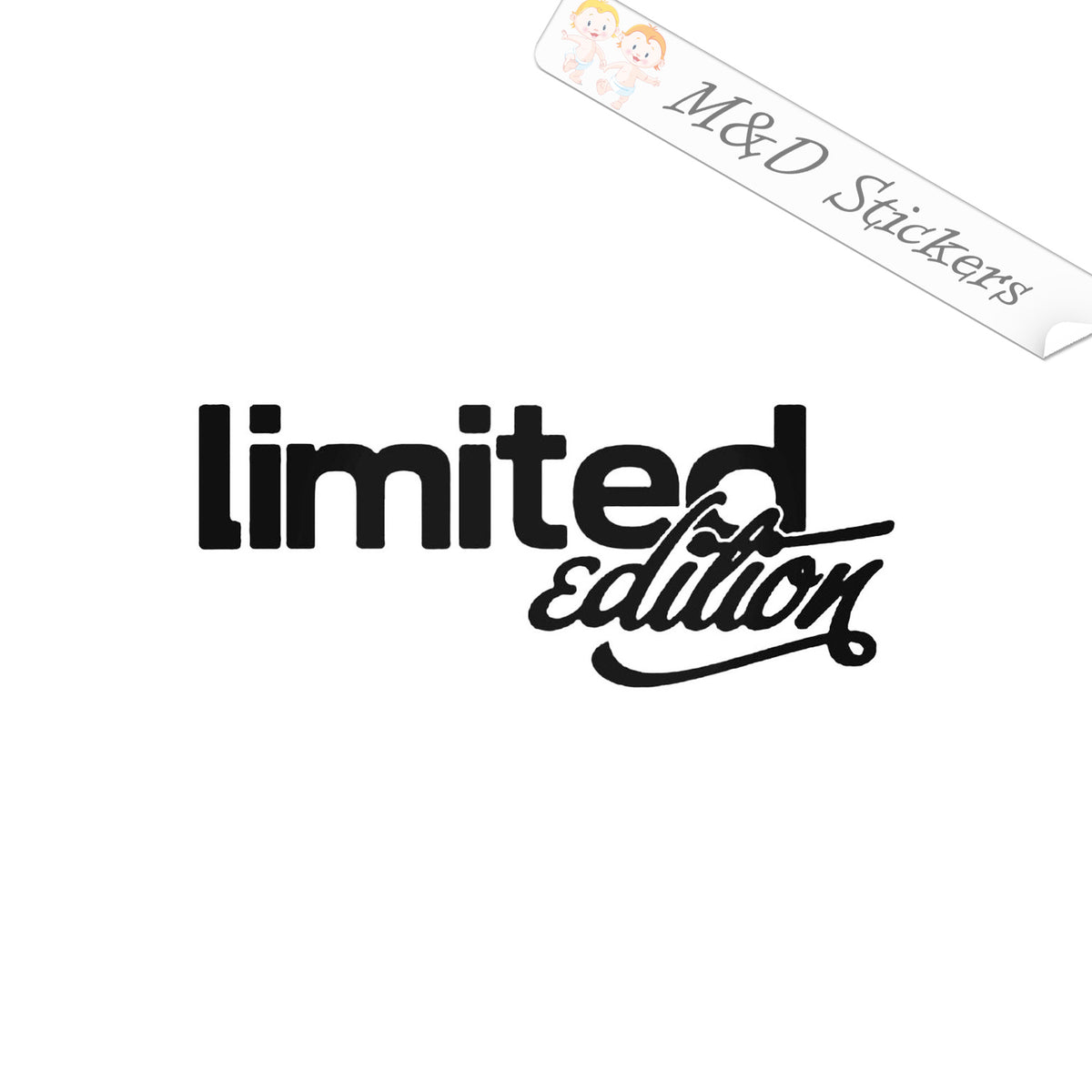 2x Limited Edition Vinyl Decal Sticker Different colors & size for Car ...