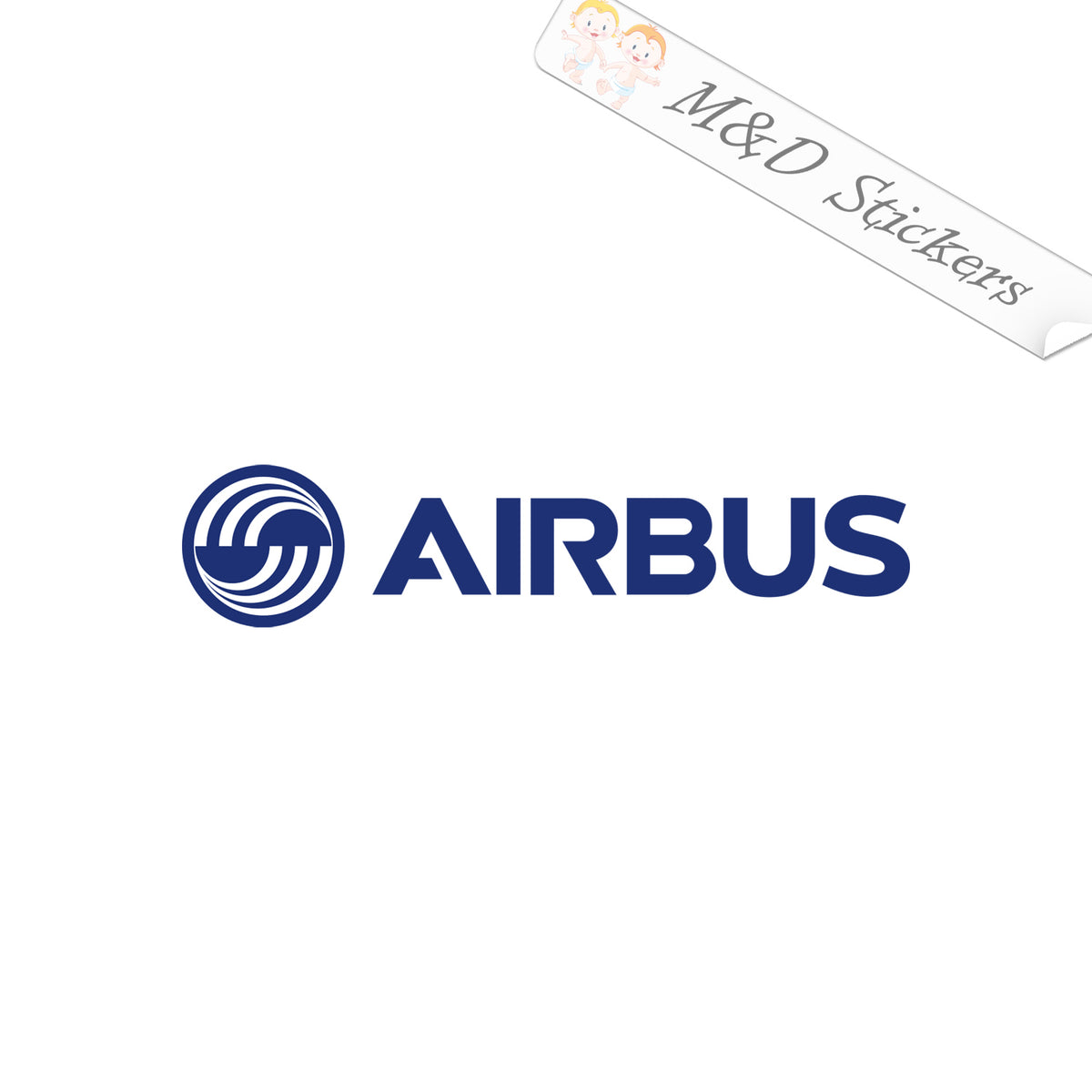 Airbus Logo (4.5" - 30") Vinyl Decal in Different colors & size for Ca ...