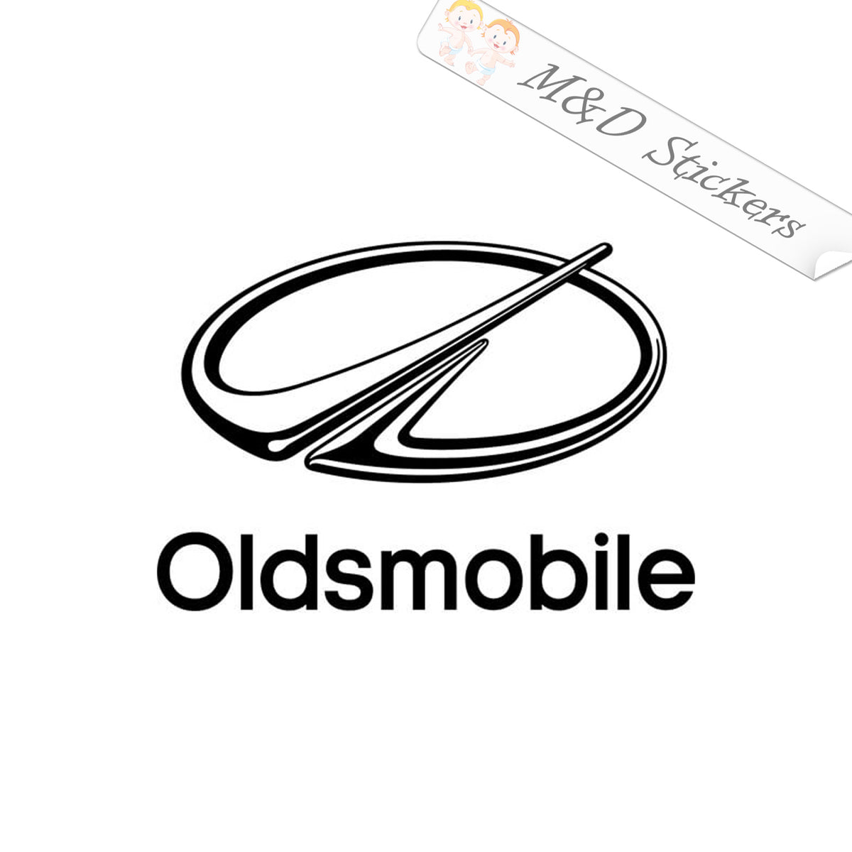 2x Oldsmobile Logo Vinyl Decal Sticker Different colors & size for Car ...