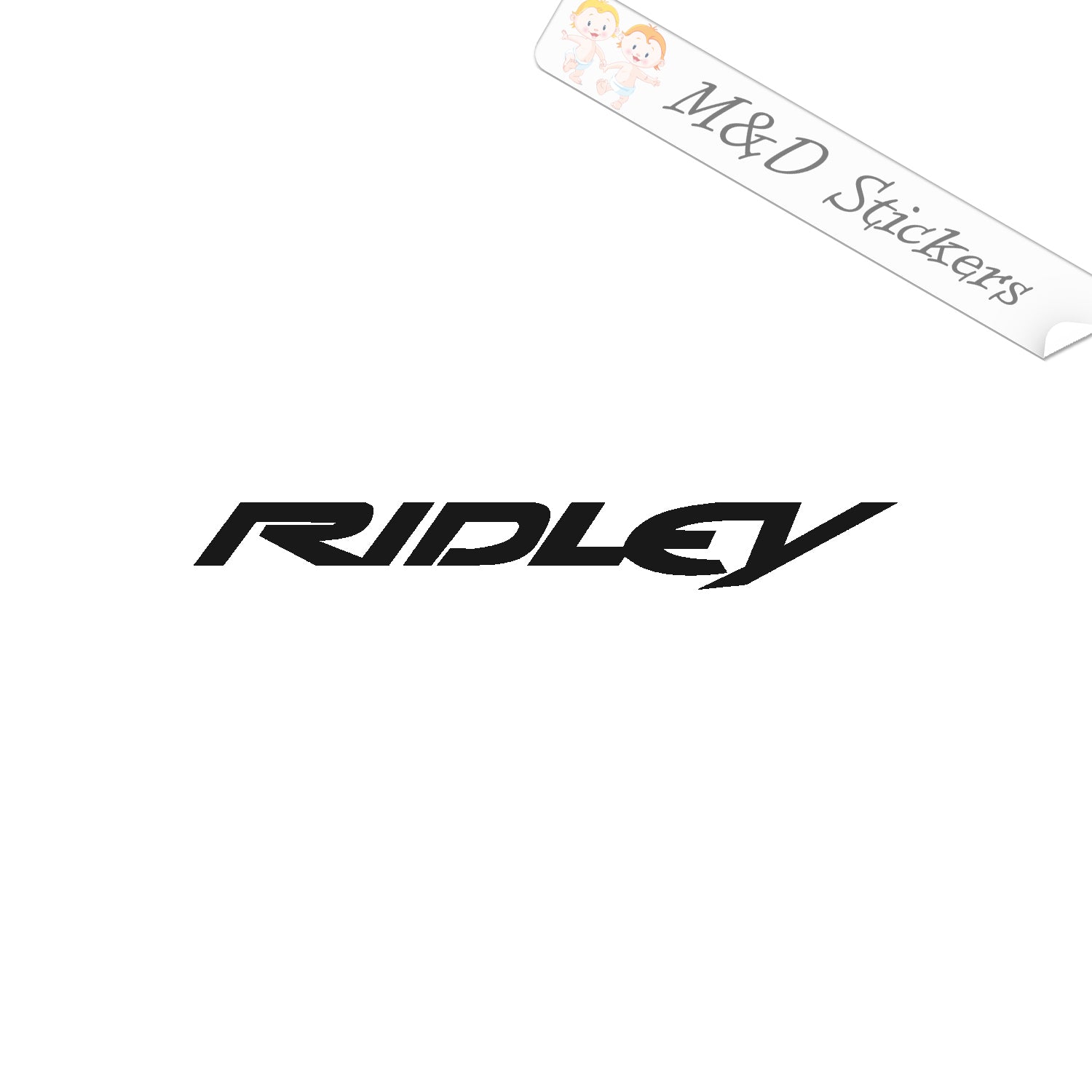 2x Ridley Bicycles Logo Vinyl Decal Sticker Different colors & size fo ...