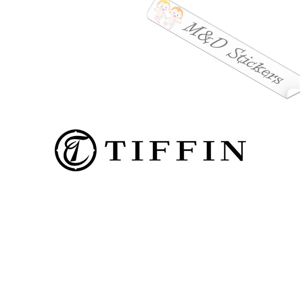 2x Tiffin RV Trailers Logo Vinyl Decal Sticker Different colors & size ...
