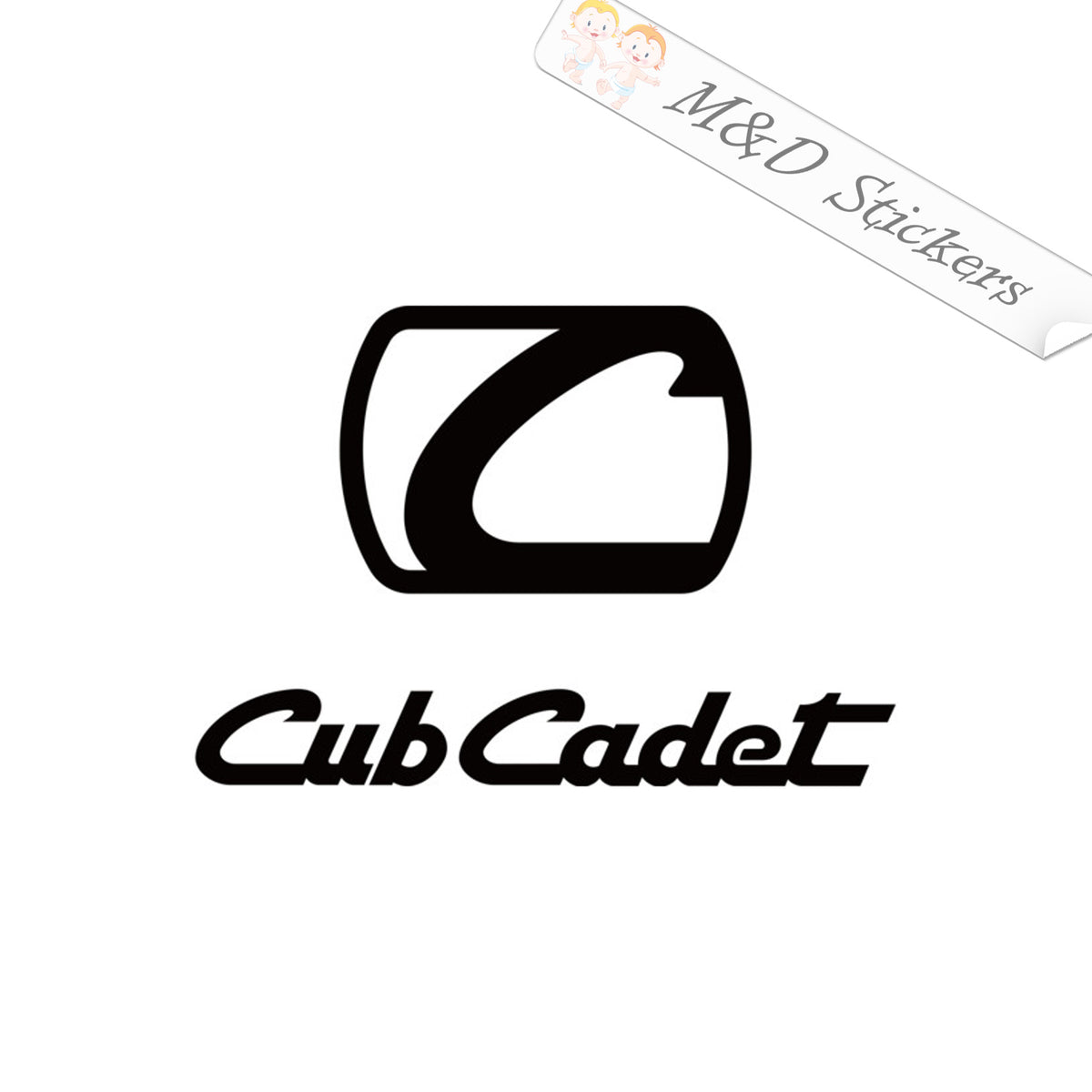 2x Cub Cadet Logo Vinyl Decal Sticker Different colors & size for Cars ...