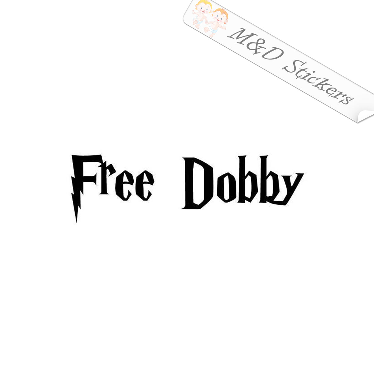2x Harry Potter Inspired Free Dobby Vinyl Decal Sticker Different colo ...