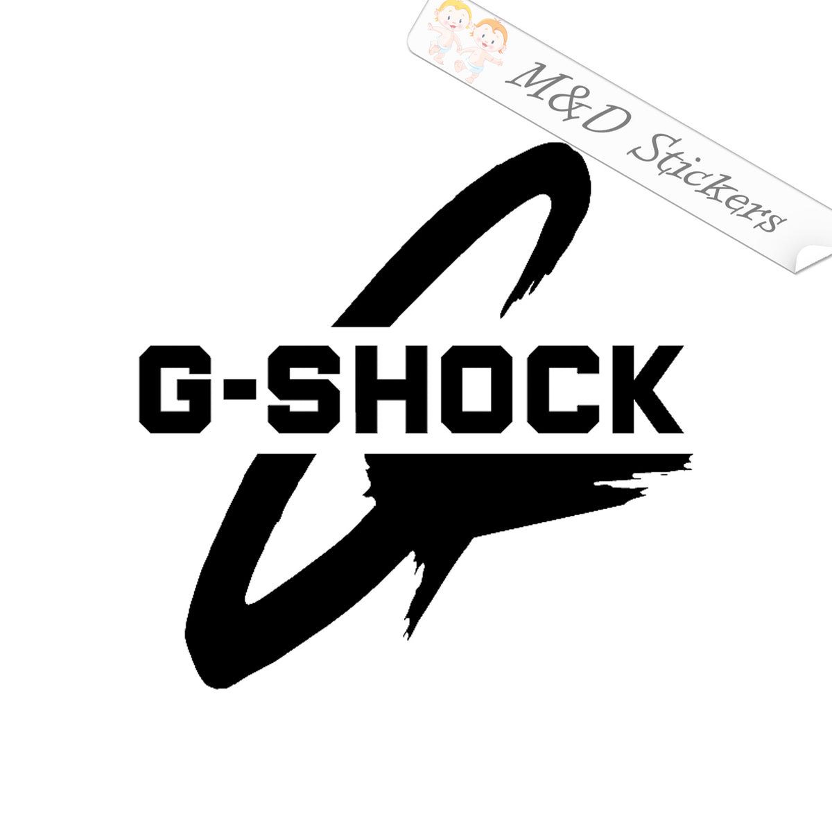 G-Shock Casio Watch Logo (4.5" - 30") Vinyl Decal in Different colors ...