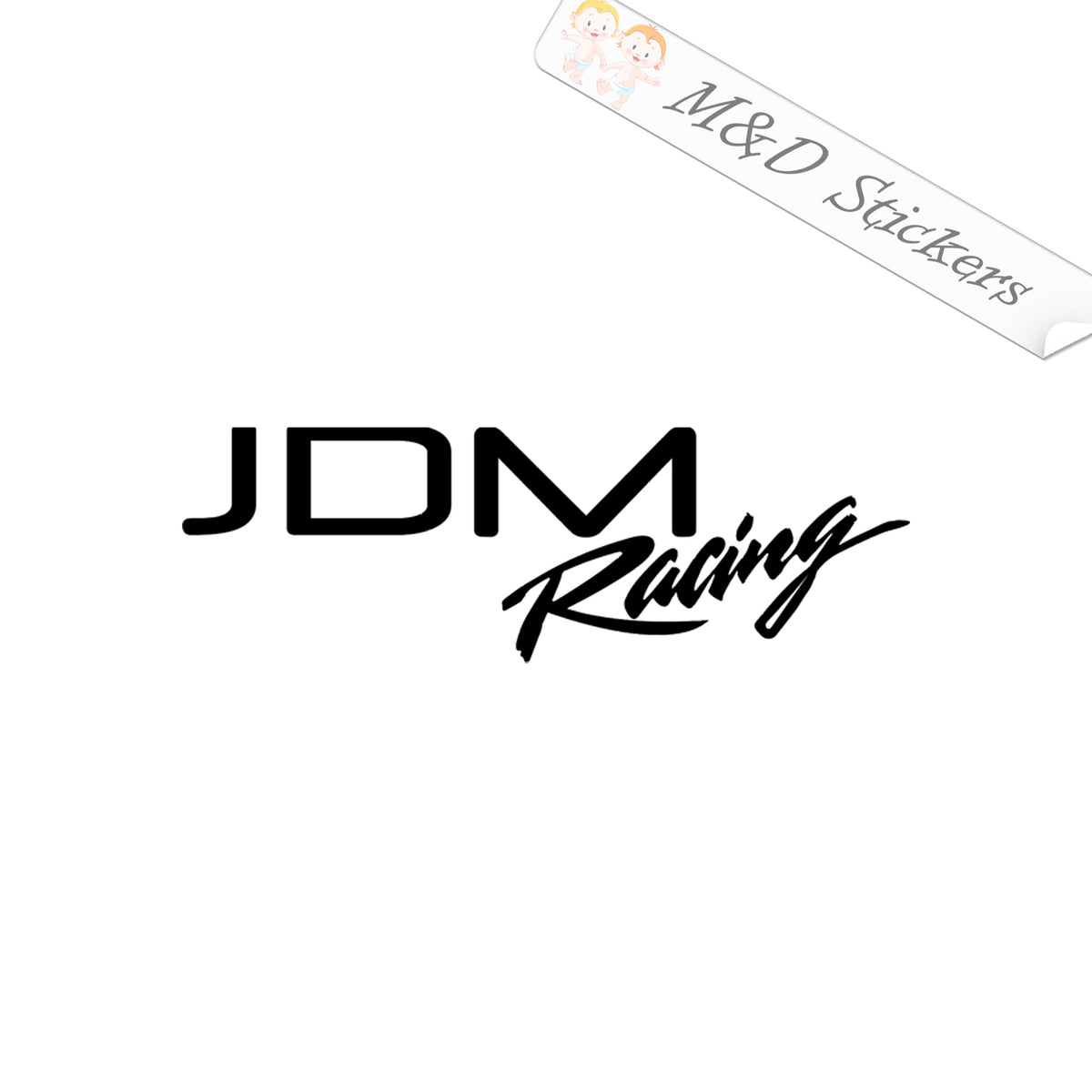 JDM Racing (4.5" - 30") Vinyl Decal in Different colors & size for Car ...