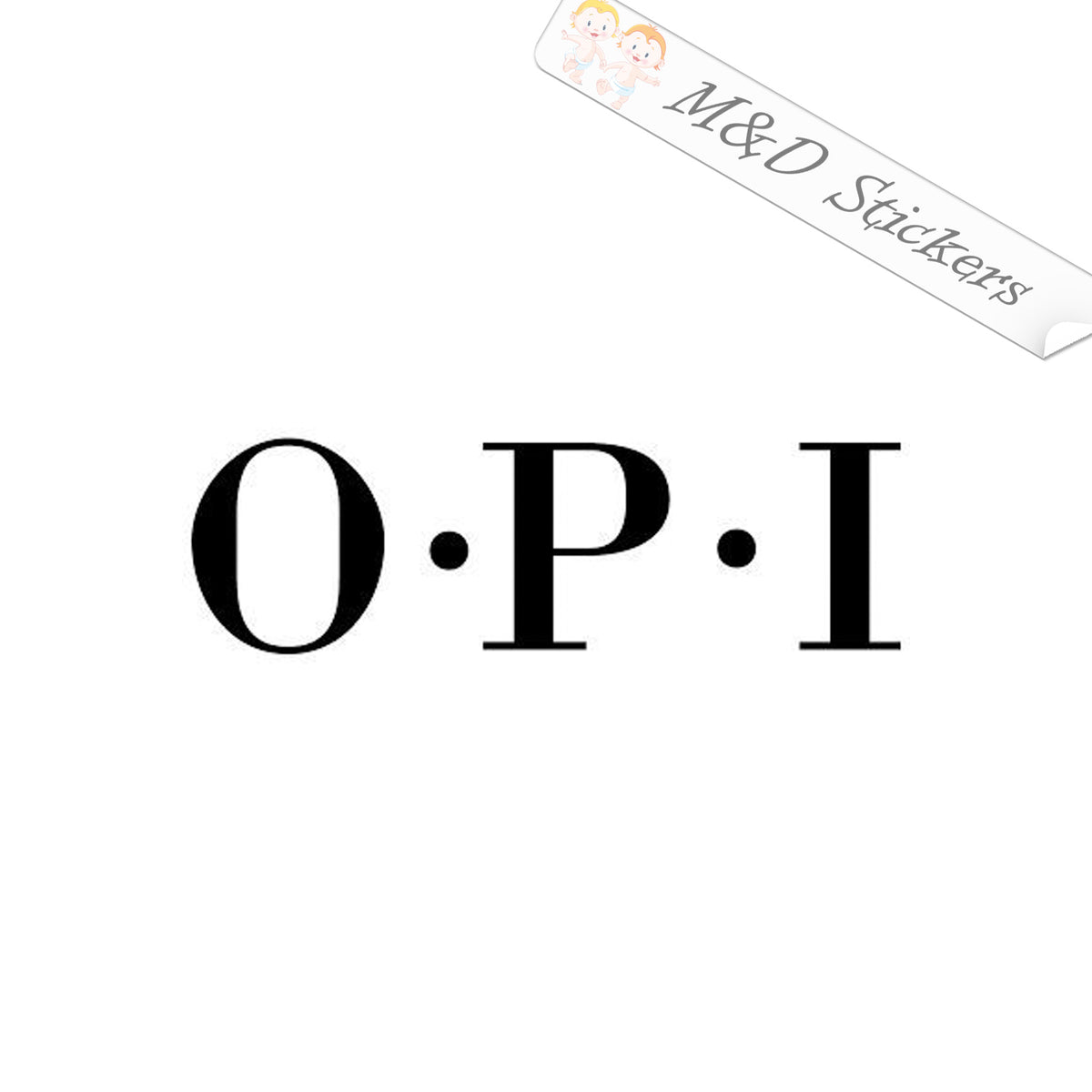 OPI Nail Lacquer Logo (4.5" - 30") Vinyl Decal in Different colors & s ...