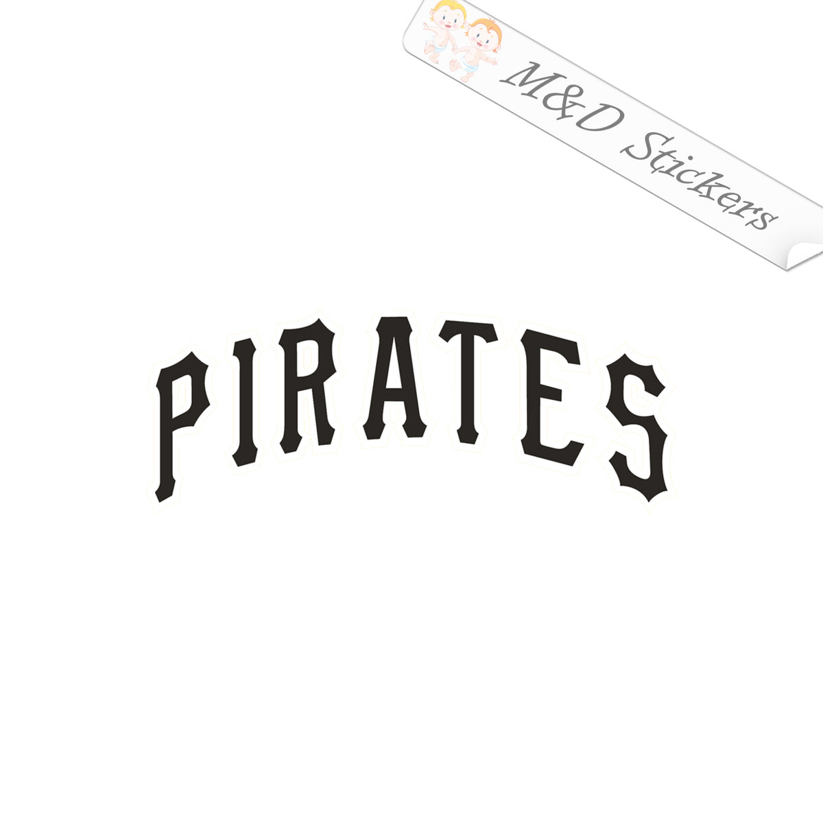 2x Pittsburgh Pirates Vinyl Decal Sticker Different colors & size for ...