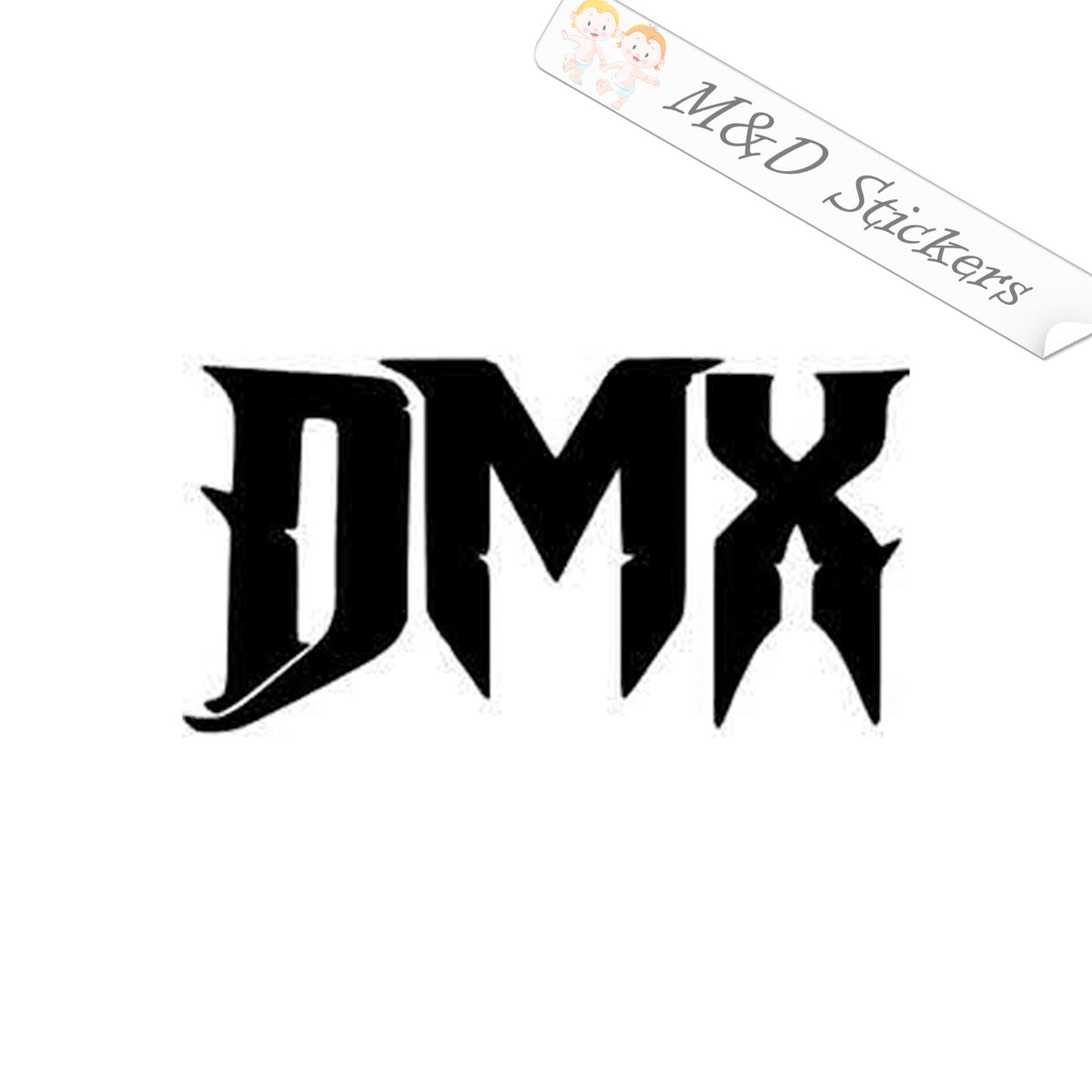 DMX rapper Logo (4.5" - 30") Vinyl Decal in Different colors & size fo ...