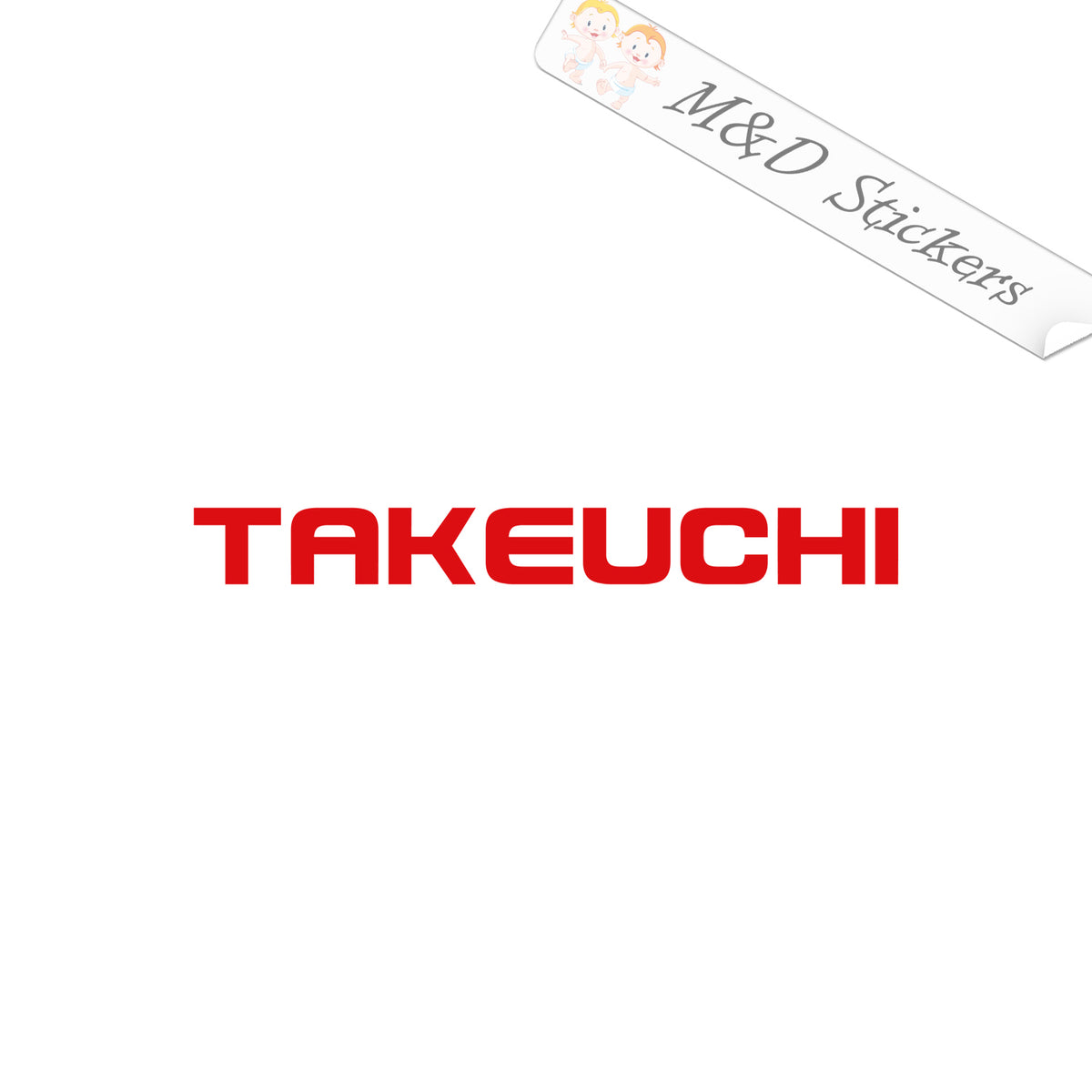 2x Takeuchi Logo Vinyl Decal Sticker Different colors & size for Cars ...