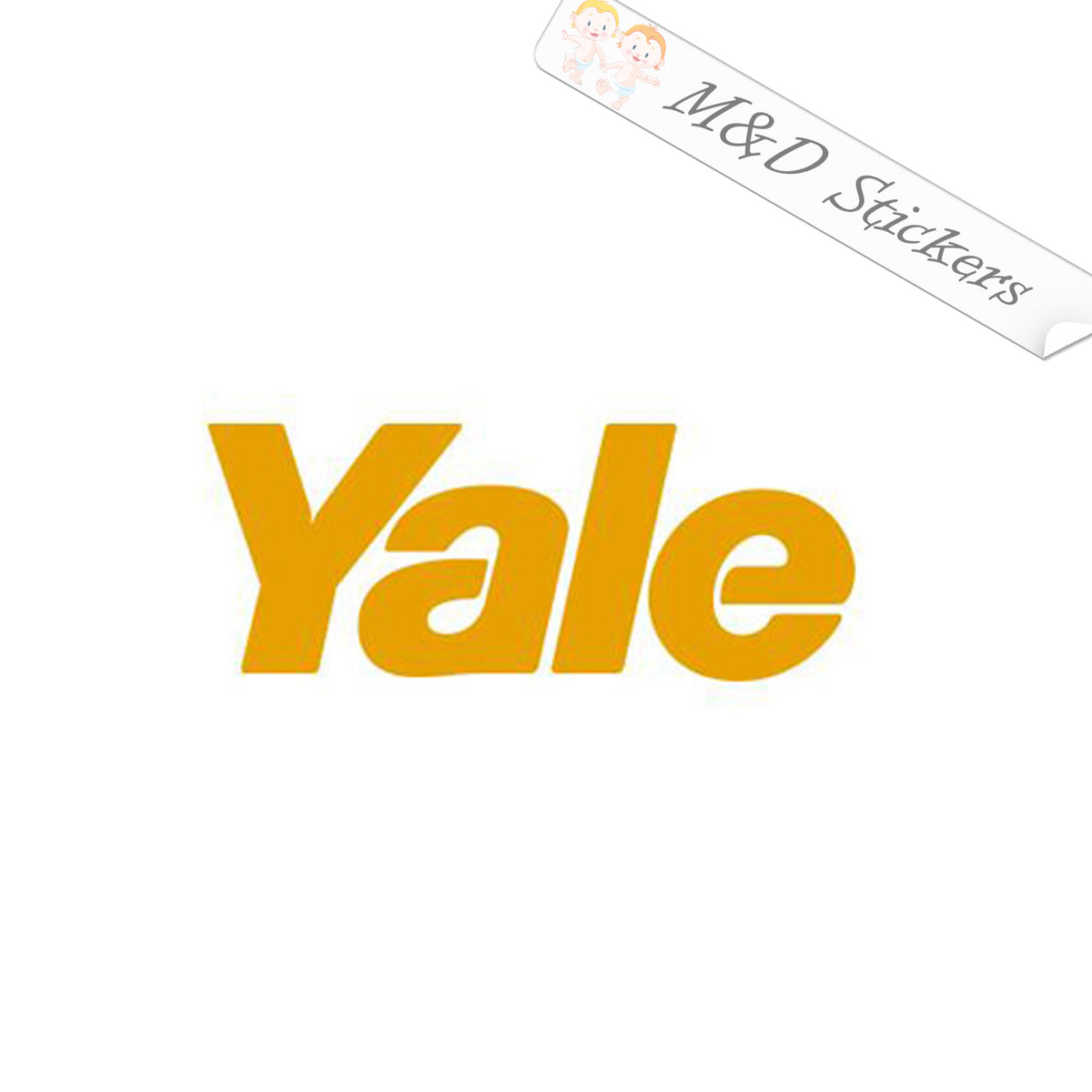 2x Yale Forklift Logo Vinyl Decal Sticker Different colors & size for ...